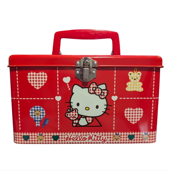Sanrio | Storage & Organization | Vintage Hello Kitty Red Metal ...